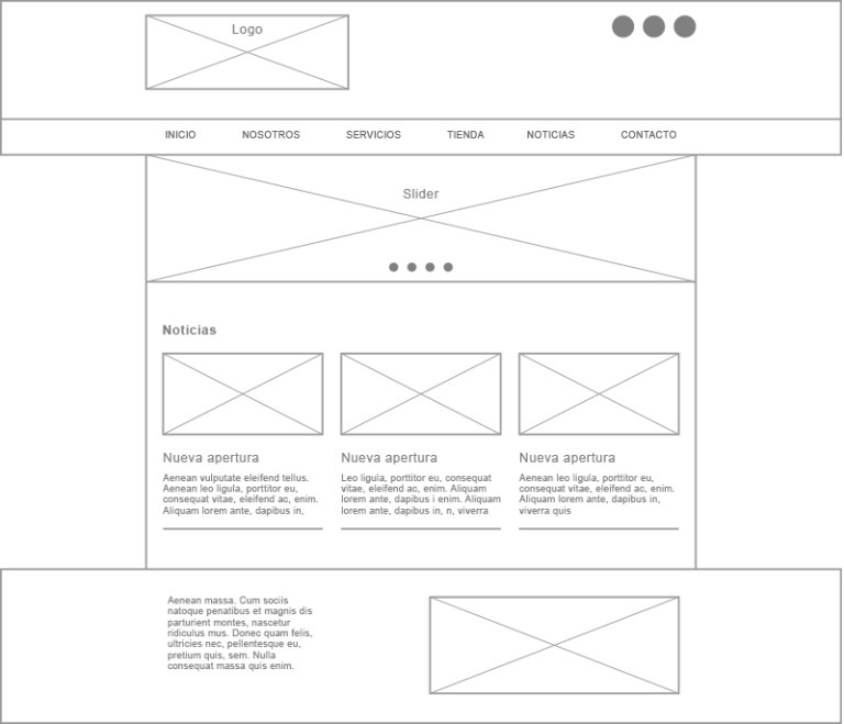 Wireframe, qué es y cómo hacerlo - SLEEPYDAYS