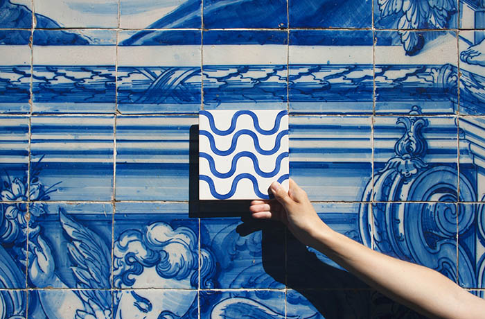 8 grandes ejemplos de diseño gráfico con azul - SLEEPYDAYS